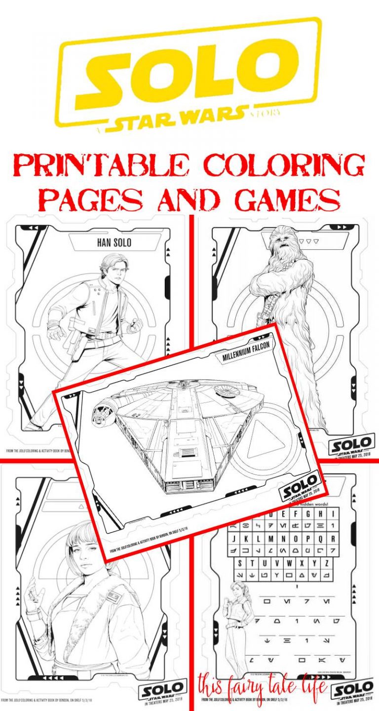 SOLO Coloring Pages and Printable Activities - This Fairy Tale Life